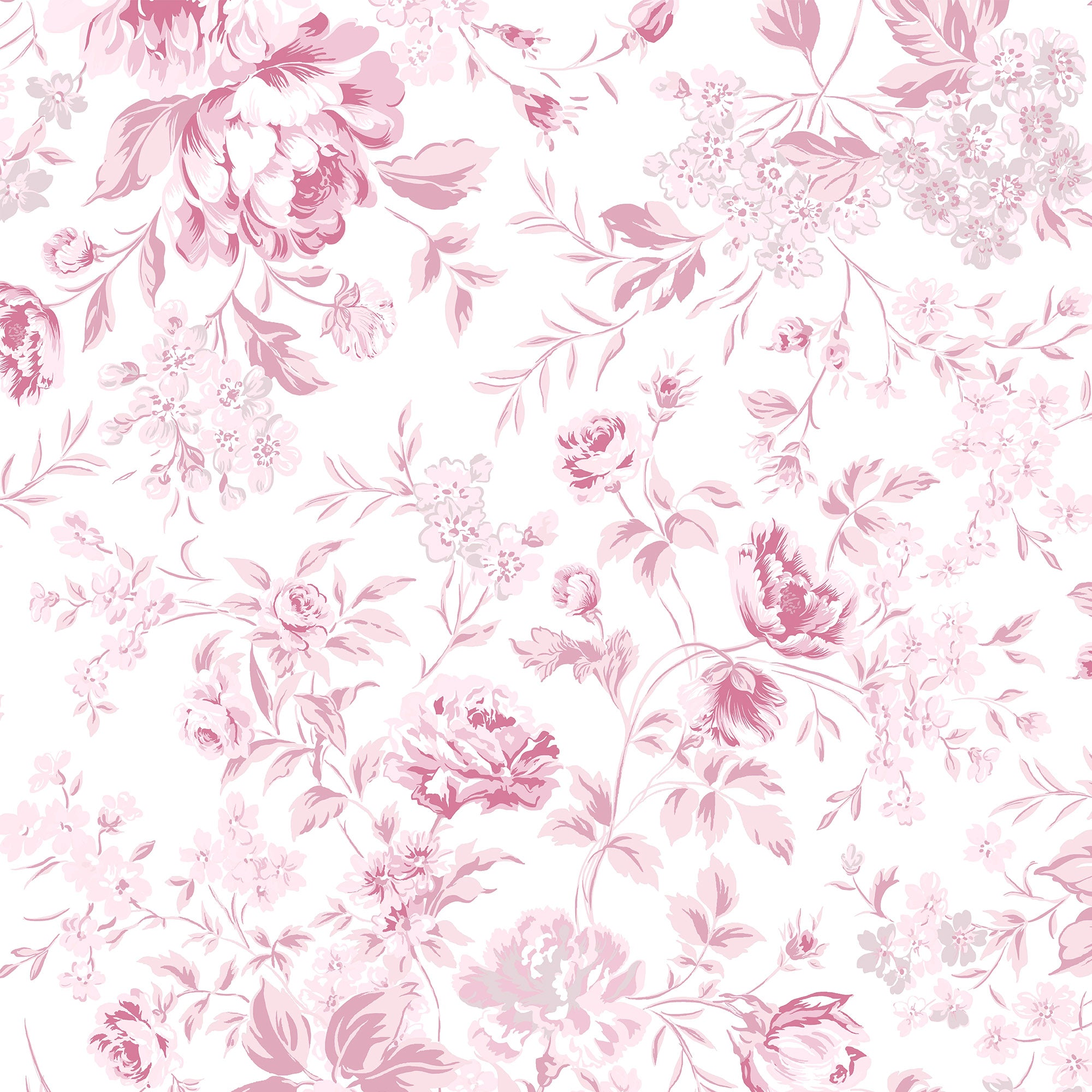 Romantic Rose Pink Wallpaper – Rachel Ashwell Shabby Chic