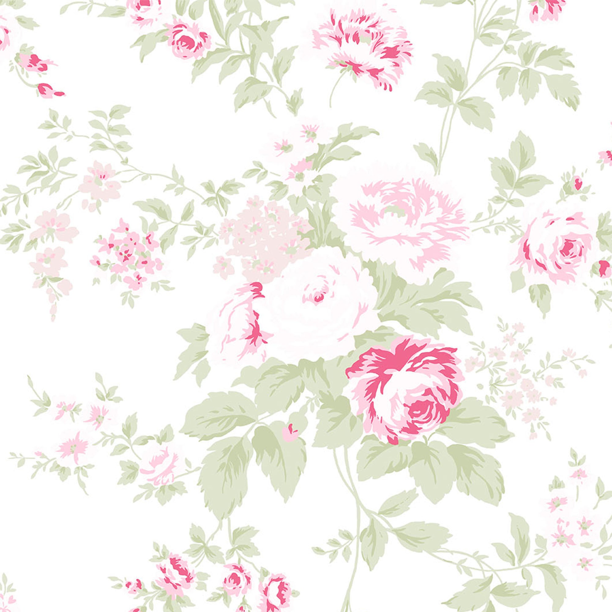 Rachel Ashwell Wild Flower Pink Wallpaper – Rachel Ashwell Shabby Chic ...
